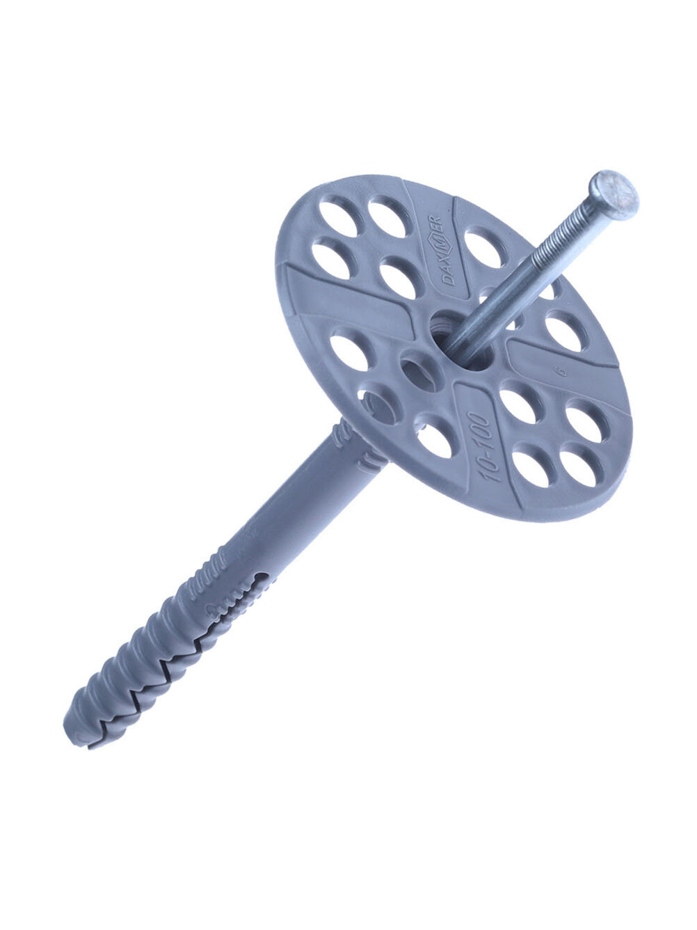 Дюбель для теплоизоляции 10х100 мм металлический гвоздь (250 шт.)