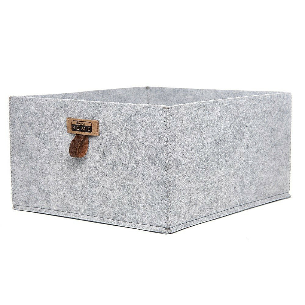 Eva Home XL органайзер для хранения из искусственного войлока светло‑серый 25x30x20см 13 л