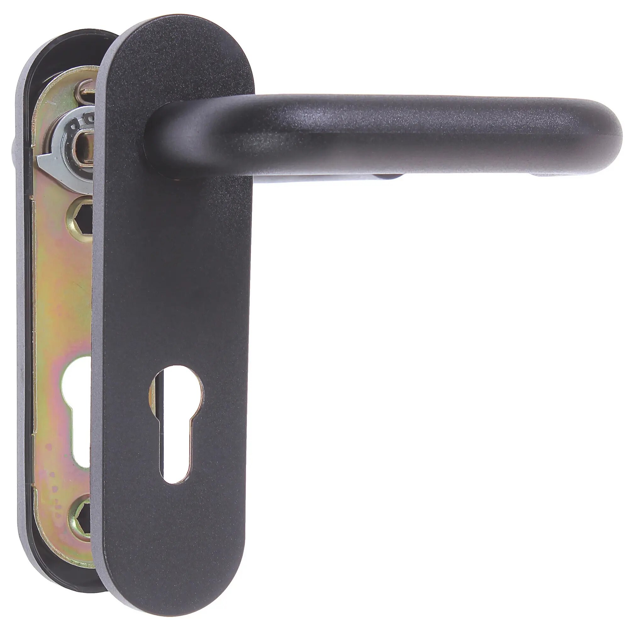 Apecs HP-72.1303-BL Sprong дверные ручки на планке черного цвета, классический дизайн