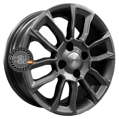 Диск автомобильный литой Khomen Wheels KHW1406 (Honda Civic) 14x5.5 4x100 et45 dia56.1 Gray