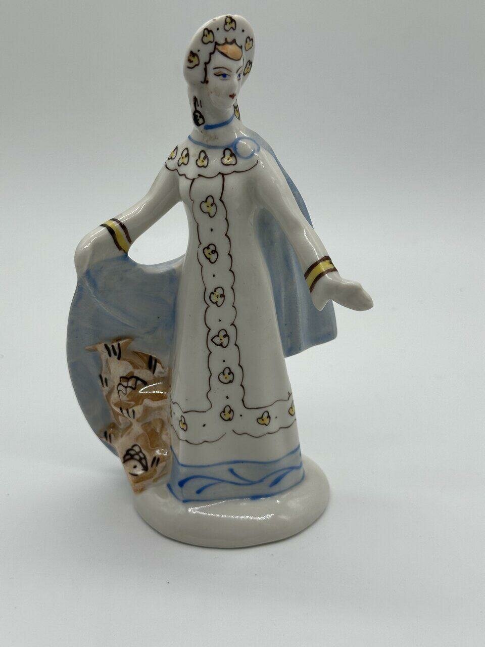 Статуэтка Морская царевна фарфор СССР 70 годы