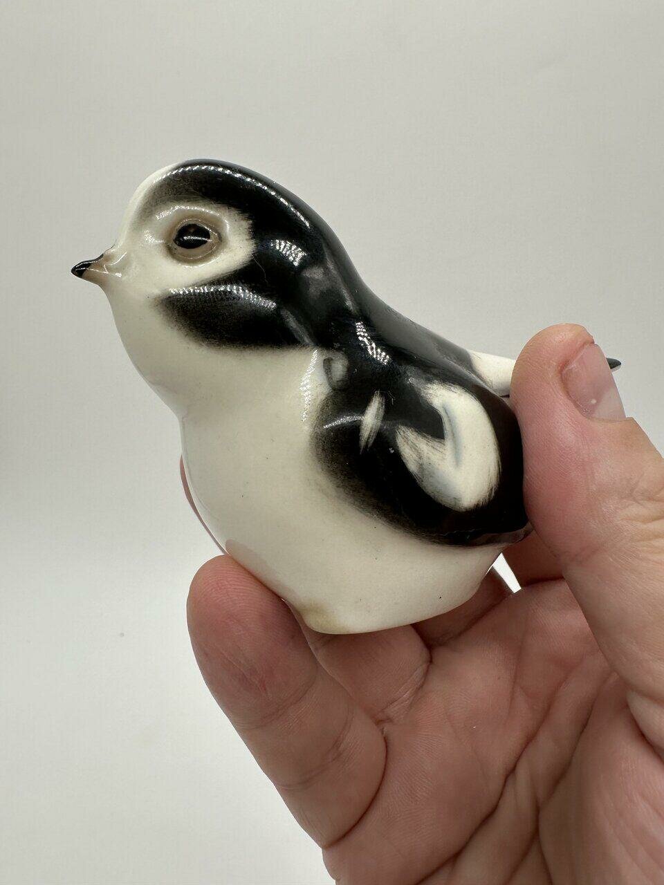 Статуэтка Лфз Птичка фарфор ссср 1970 годы винтаж