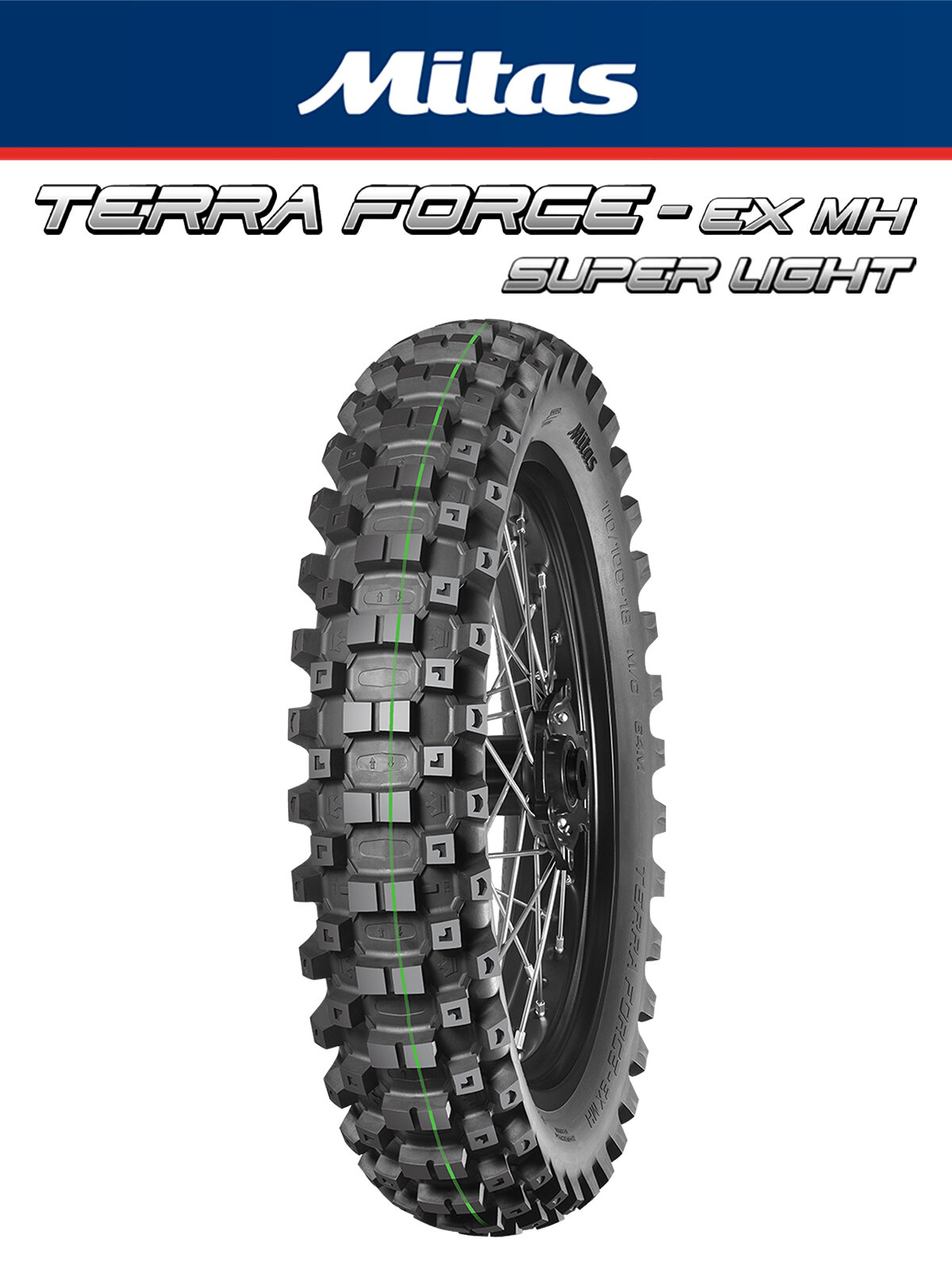 Мотошина Mitas TERRA FORCE-EX MH Super Light 120/90-18 65M TUBE TYPE Rear