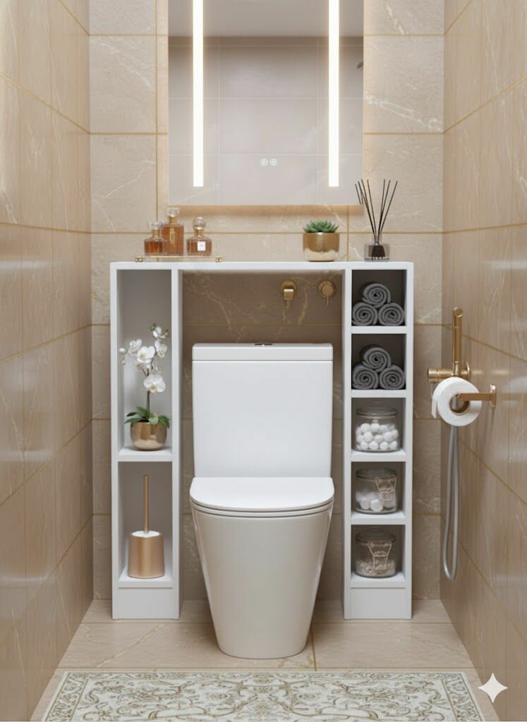 Стеллаж FORTUNA KIDS, для ванной, ЛДСП, 76,4 x 22 x 88 см, белый