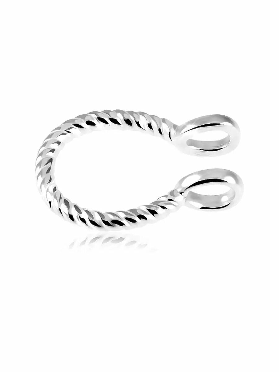 Пирсинг в нос, серебро, 925 проба