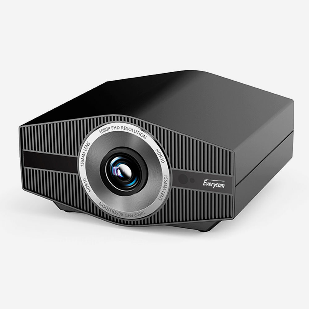 Проектор Everycom YG710W HD 1280x720, 2000лм, Bluetooth, Wi-Fi, ИК-порт