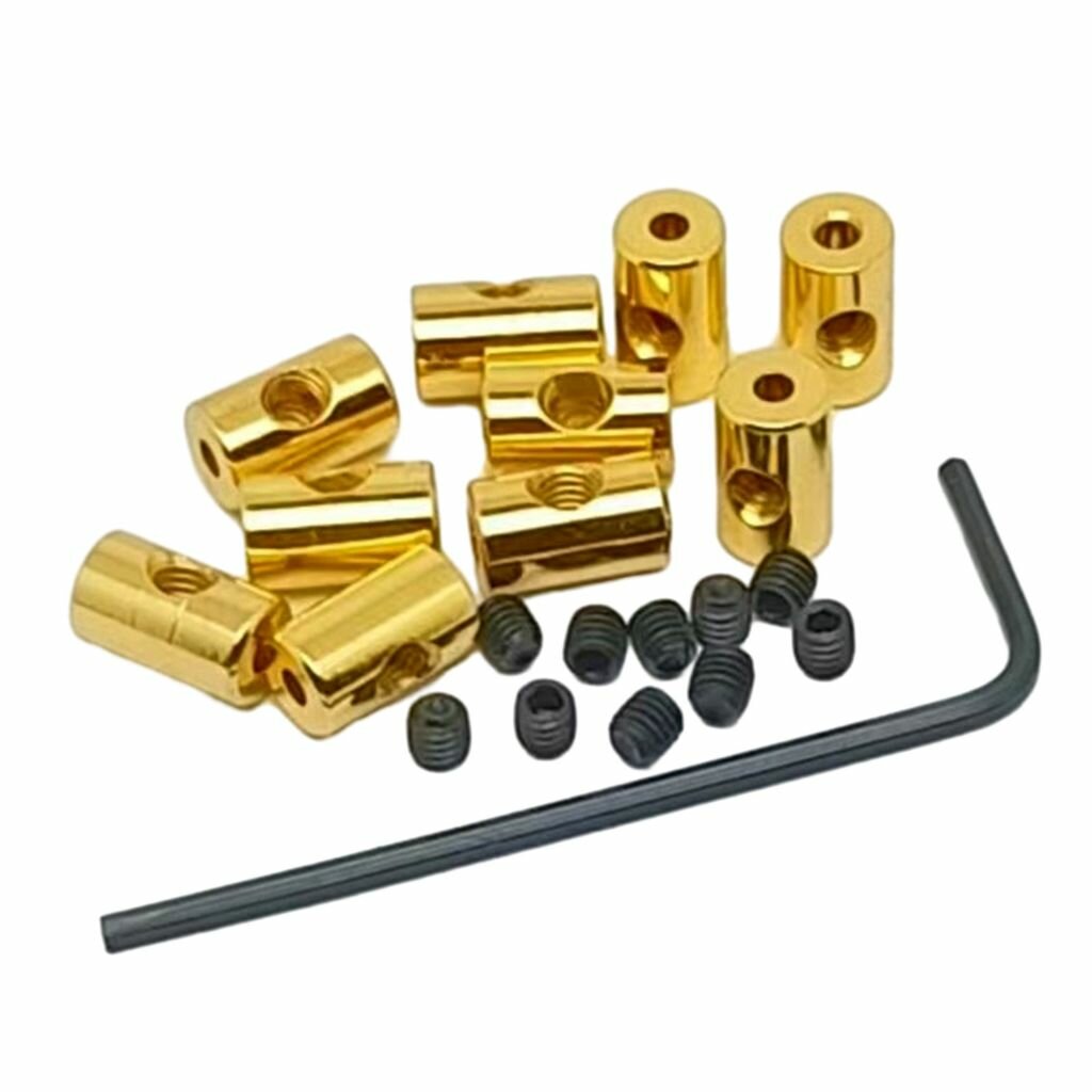 Набор из 10 золотых замков. Стильные броши-хранители с замком на спине гаечным ключом для безопасности значков.