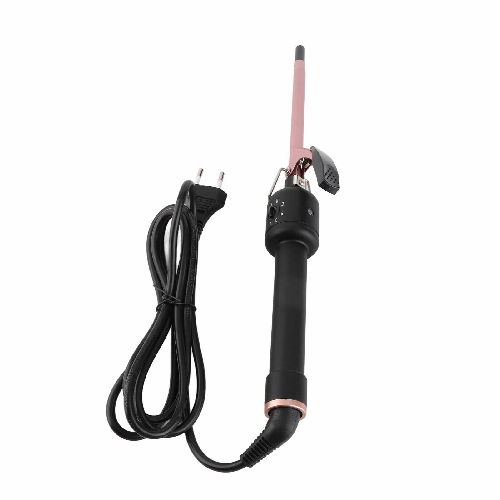 Керамические тонкие щипцы для завивки волос 9 мм, маленькая плойка для волос с двойным напряжением 110 240 В, простой в использовании инструмент для укладки и создания четких локонов