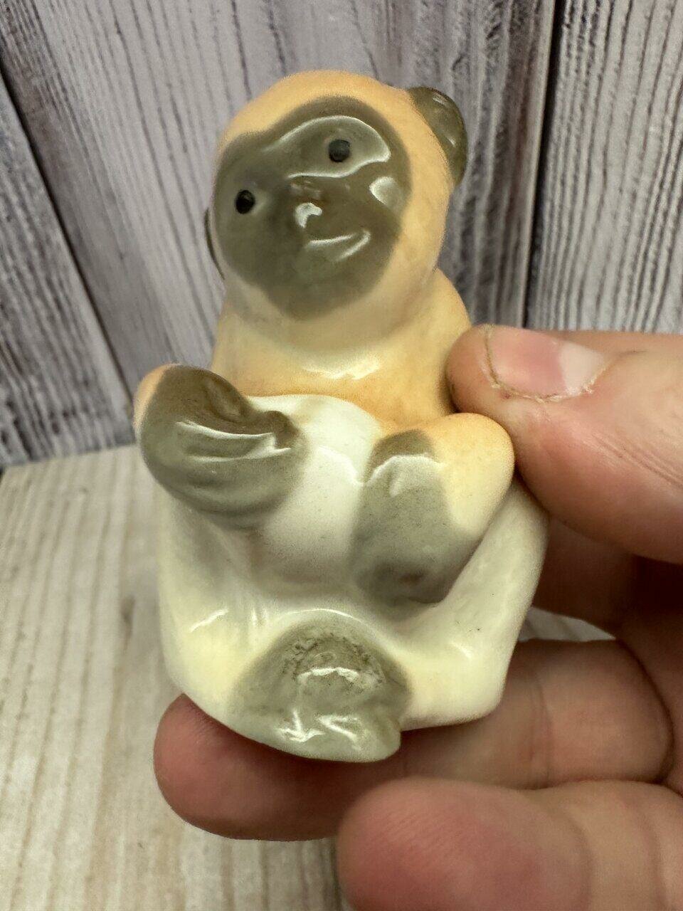 Статуэтка Обезьянка Лфз Фарфор ссср 70 годы Винтажная Шикарная