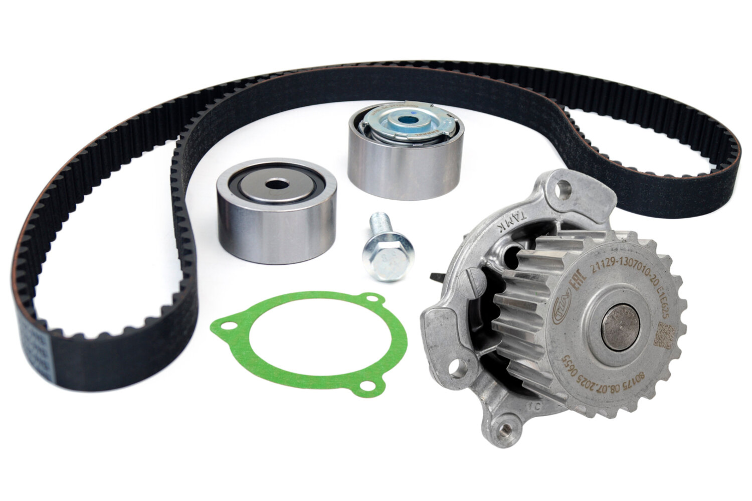 Комплект ГРМ Marel Magnum с помпой 21129 ТЗА серии Люкс для 16-клапанных Лада Приора, Калина, Калина 2, Гранта, Гранта FL, Ларгус, Ларгус FL, Веста, Икс Рей, Датсун