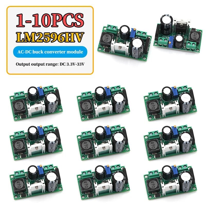 Модуль понижающий LM2596HV, 1Pcs
