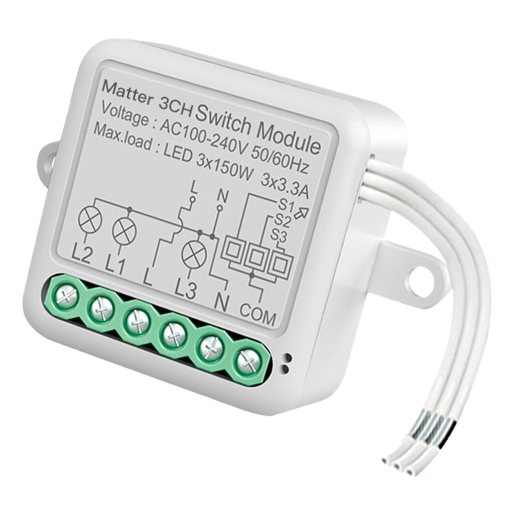 Выключатель, Интеллектуальный Wi-Fi выключатель - Wi-Fi 3 канала