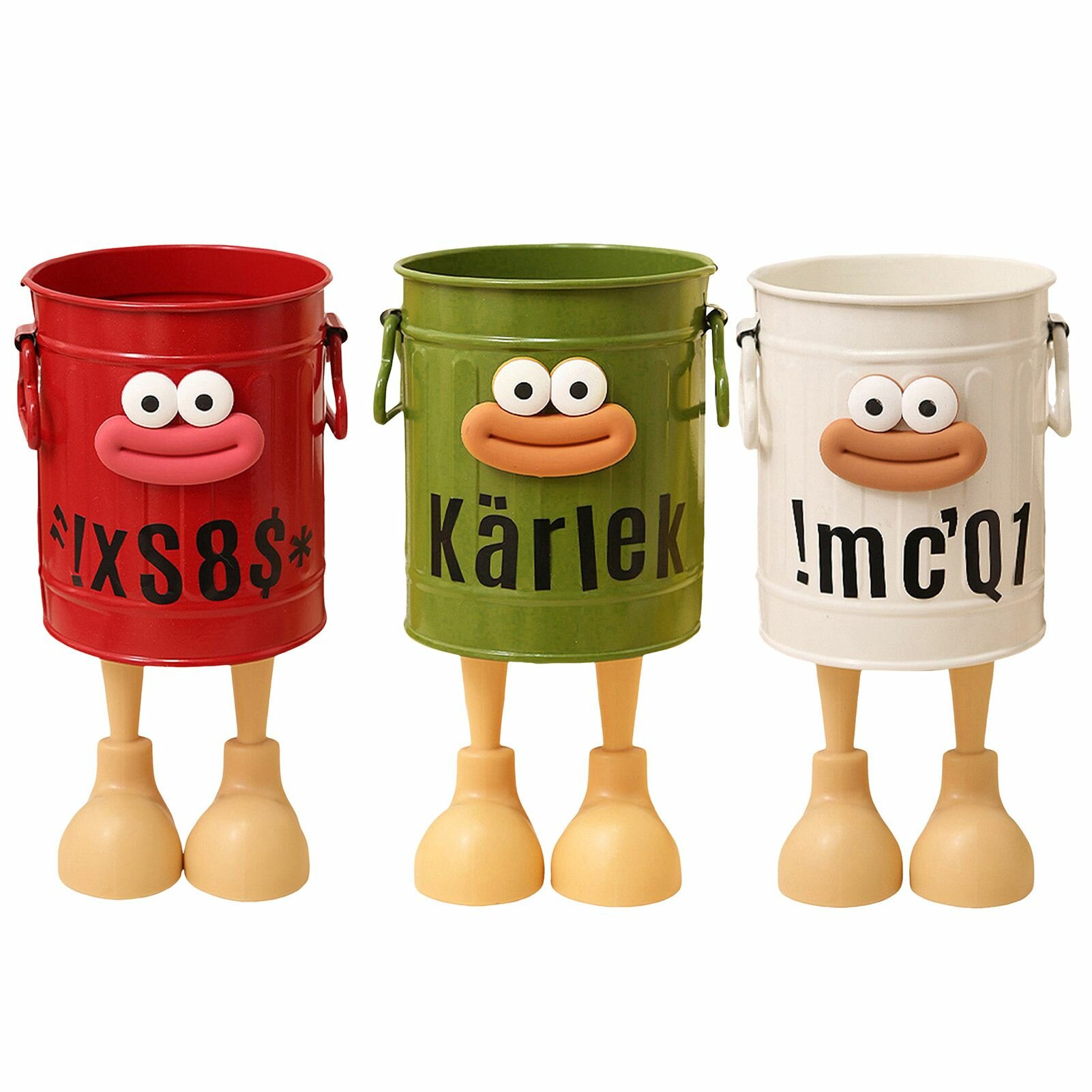 Jy Стильный органайзер "Большой рот" винтажный, для ручек и канцелярии