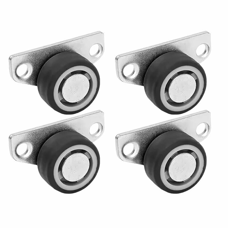 Мини-колеса с боковым креплением для мебели 4 PCS