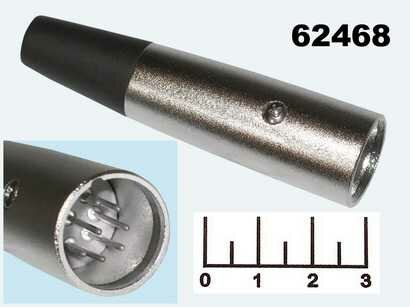 Разъем XLR штекер 7 контактов длинный (54)
