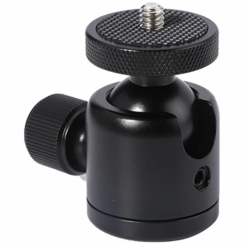Круглая головка панорамной штативы DSLR Camera Hot The Mount Mount 1/4 "3/8 ' ', Черный - 3 8 основание