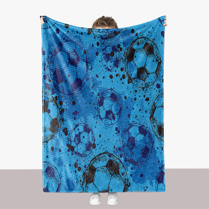 Плед флисовый детский с принтом мягкий и тёплый