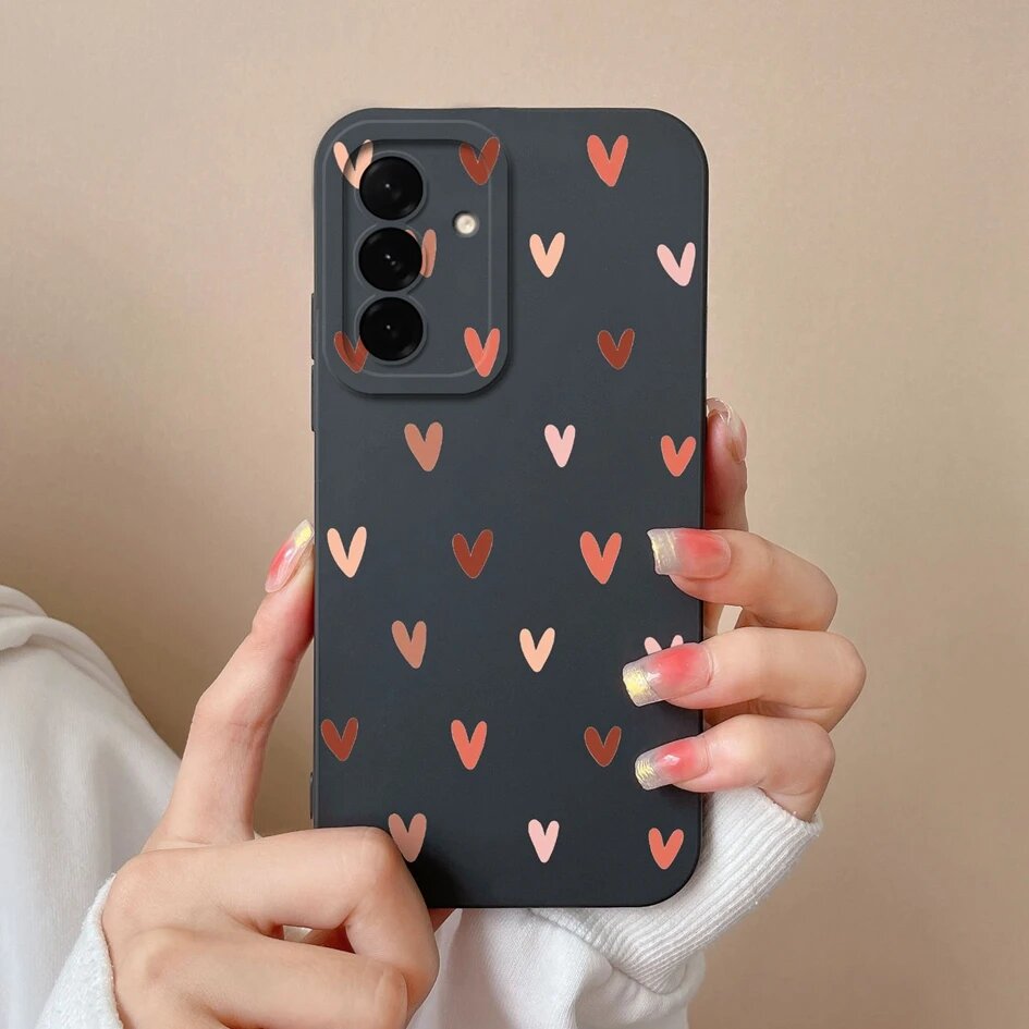 Чехол Samsung A56 5G с сердечками, TYB5
