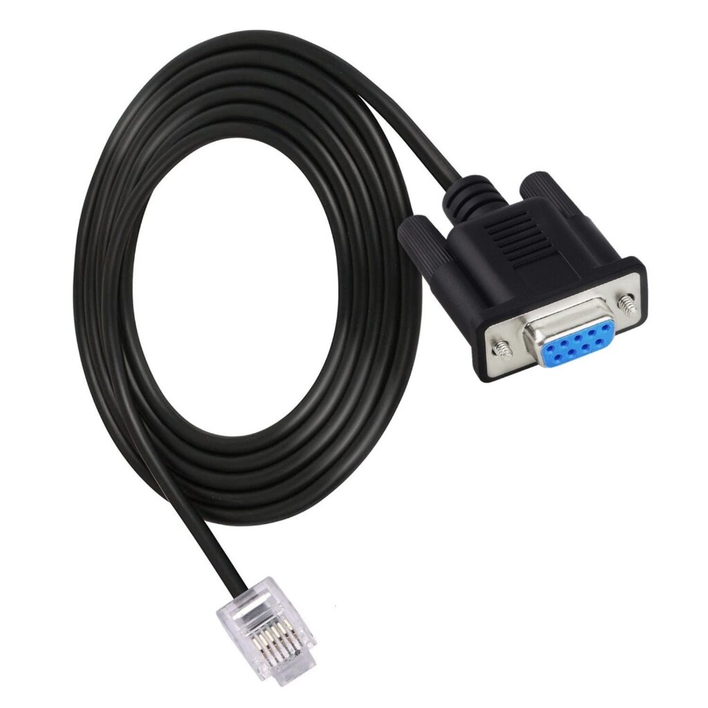 Дополнительный качественный кабель RS232 Female To RJ11 12 6P6C 1. Готов к использованию