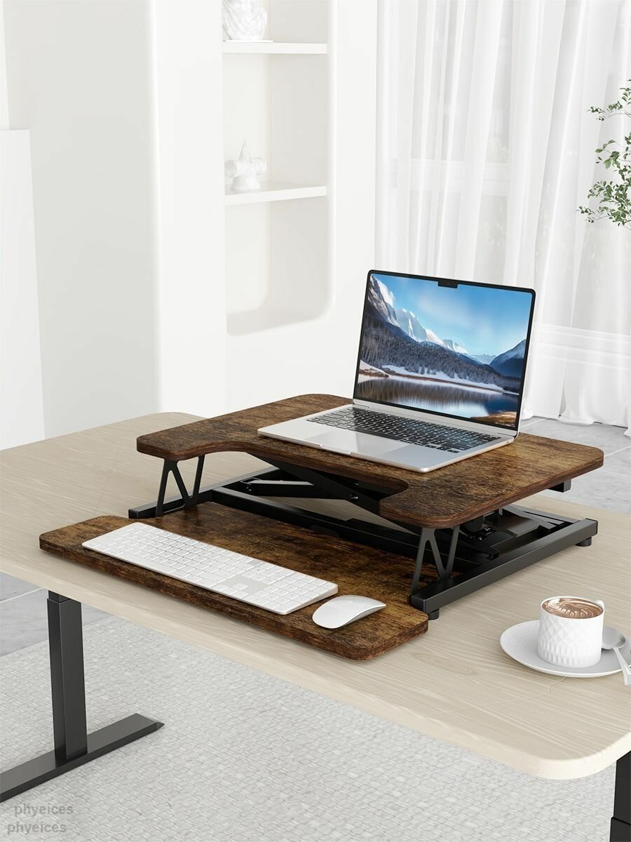 Компьютерный стол с регулируемой высотой, 55*40 см