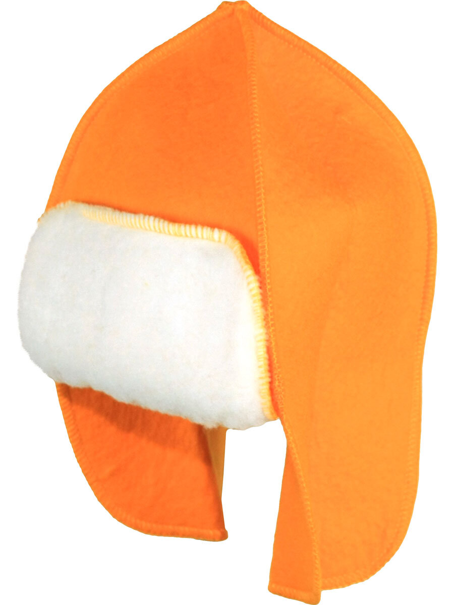 Колпак фетровая фабрика банный "Ушанка", фетровый, (оранжевый)
