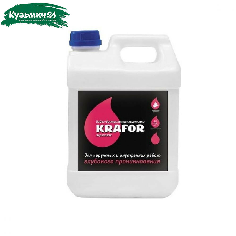 Грунтовка KRAFOR глубокого проникновения 5 кг