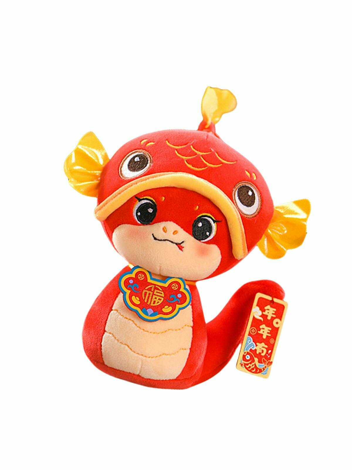 Змеи-талисманы, Плюшевые Змеи, Символ Удачи, Офисный фестиваль, Плюшевый орнамент