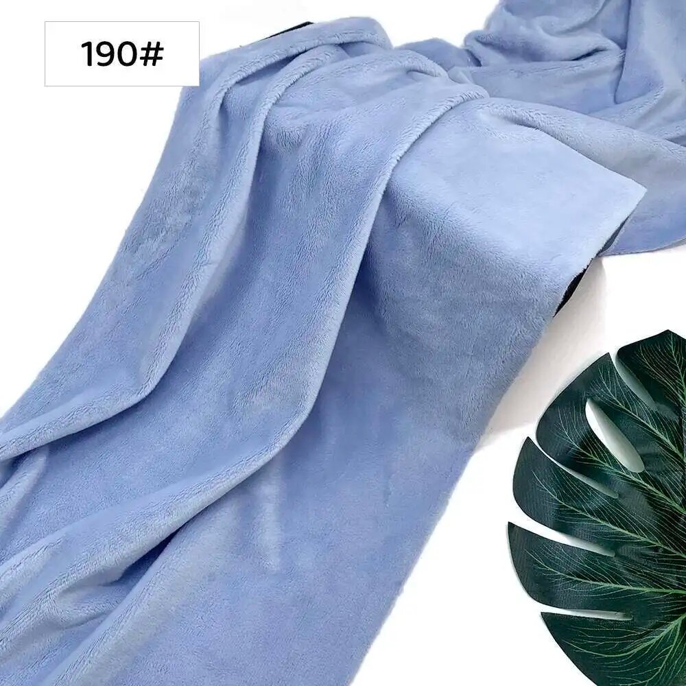 Плюшевая ткань ЗYFMPTEX 3 мм Голубой, 190