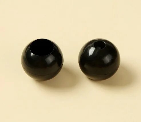 Банджи-шнуры черные 10 шт. Черный, Black beads