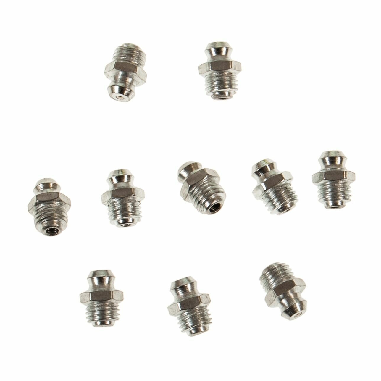 Пресс-масленка 8 мм, угловая тавотница комплект 10 шт, арт RFGN018MM