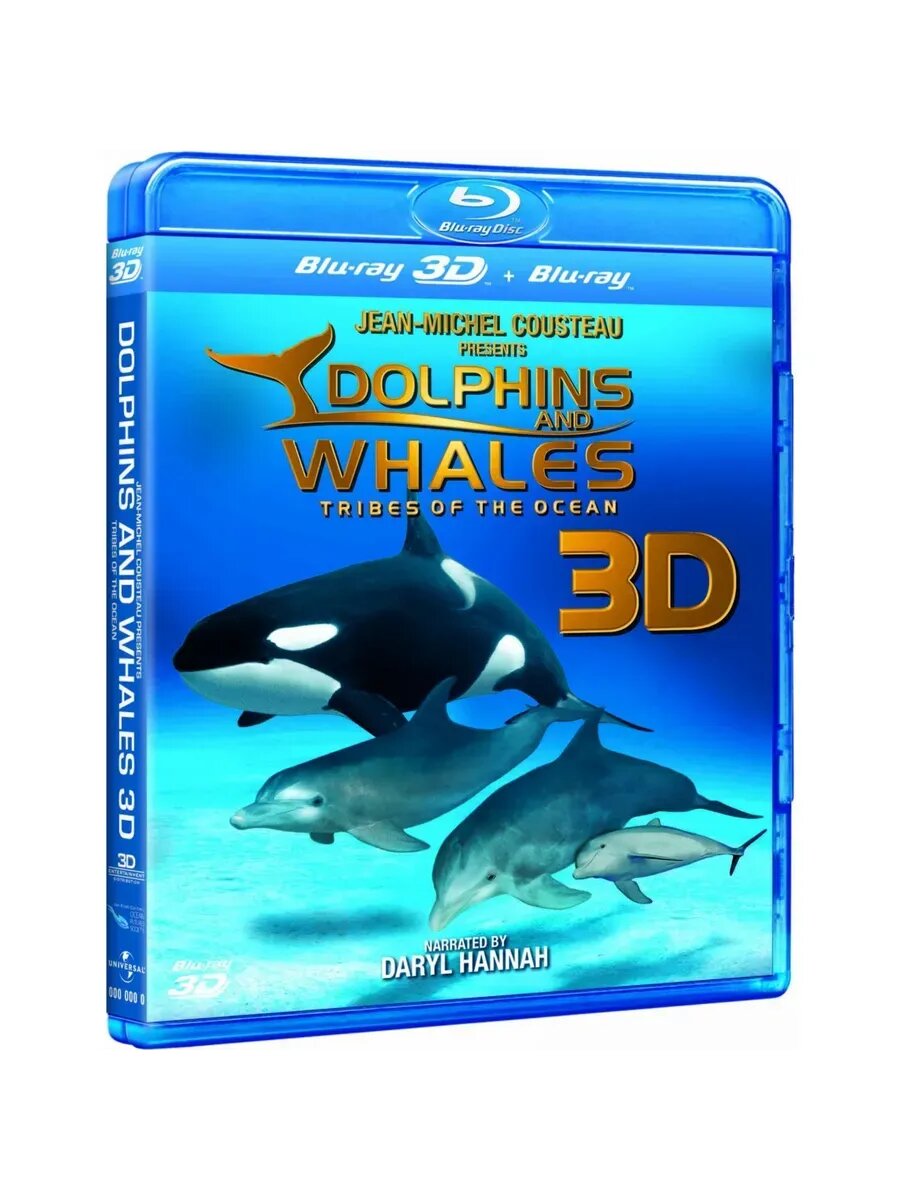 Дельфины и киты Обитатели океана 3D (BD-R 3D Blu-Ray)