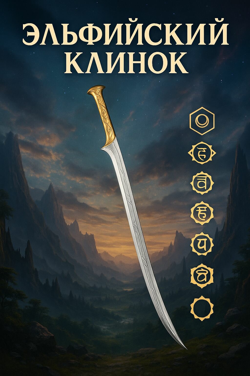 Эльфийский клинок Трандуила из фильма Хоббит