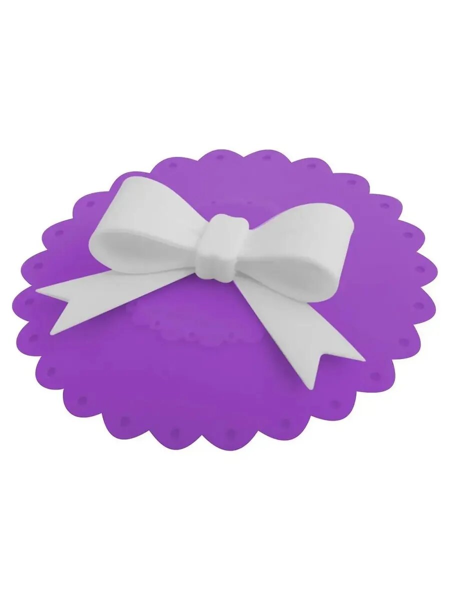 Гибкая силиконовая крышка с присоской для чашек и банок