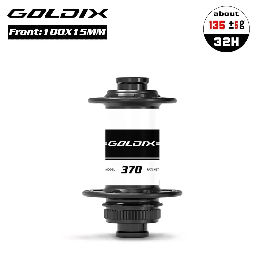 GOLDIX M370 Велосипедная втулка 32 отверстий BOOST MTB Hub 32H 100x15