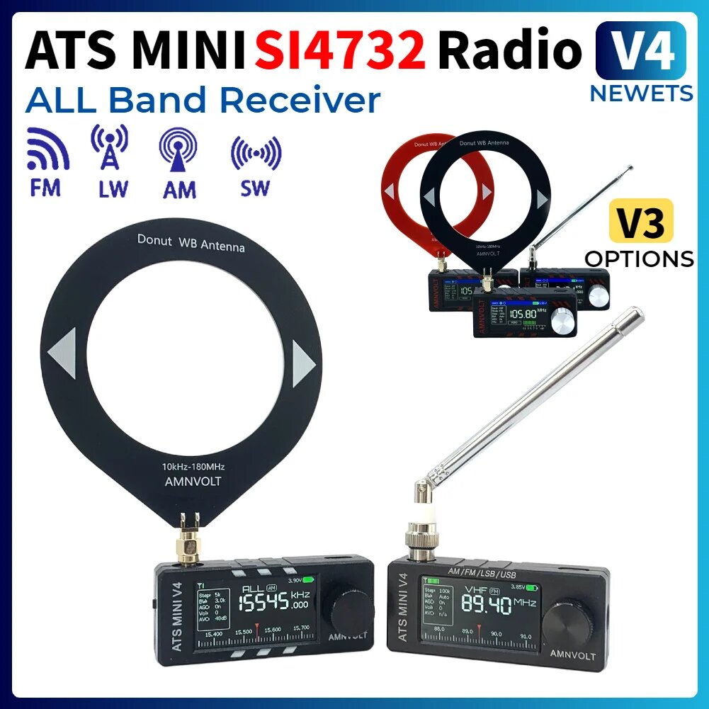 AMNVOLT V4 ATS MINI DSP Радио, StyleA — фото 1