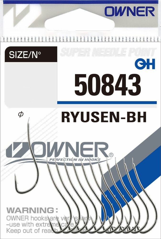 OWNER Крючок Ryusen BH nickel №10 16шт