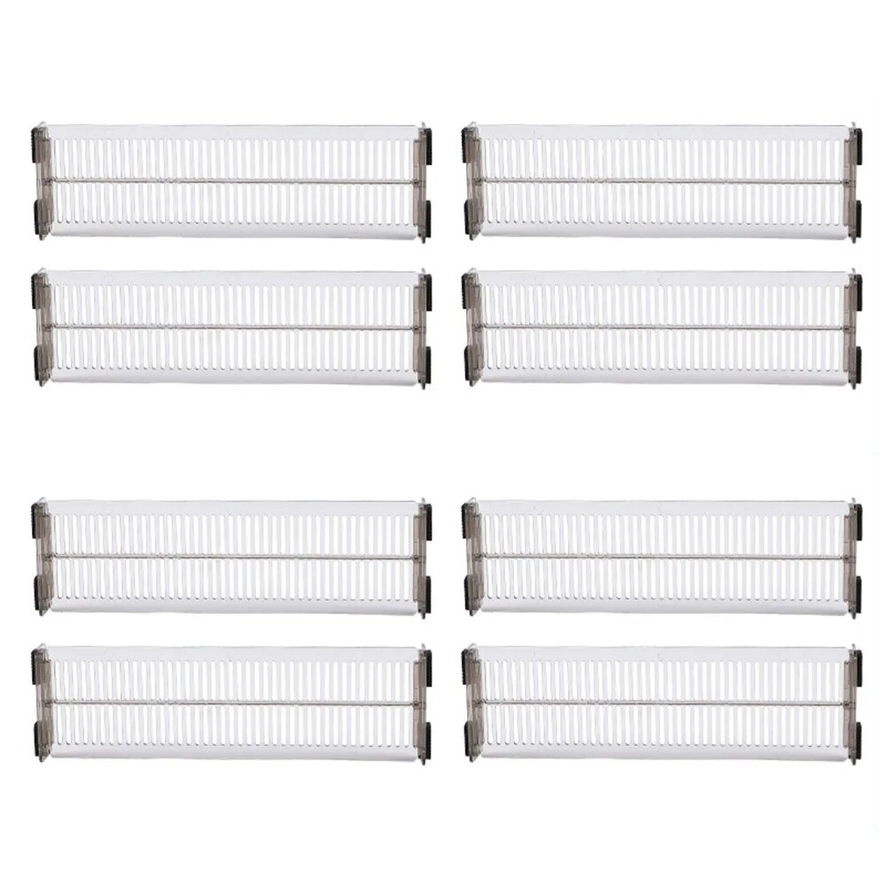 Раздвижные разделители для ящиков 10,8-20 дюймов, регулируемые органайзеры-разделители для 8pcs
