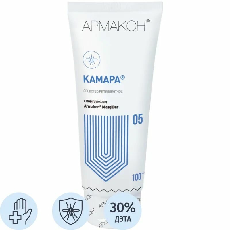 Крем Армакон Камара репеллентный от комаров и насекомых, 100 мл (1203)