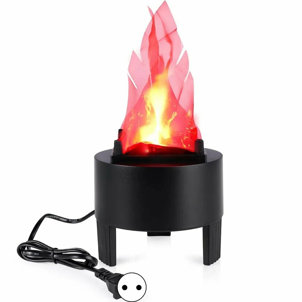 Светодиодные фонари с эффектом пламени, 3D-декоративные украшения с искусственным пламенем на Рождество и Хэллоуин, энергоэффективные и водонепроницаемые для домашнего освещения вечеринок