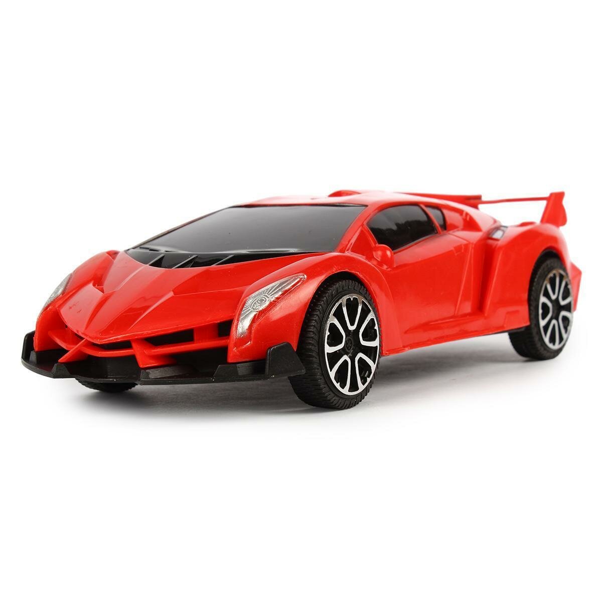 Игрушечная гоночная машина 20см, красная, инерционная, пластиковая, для детей