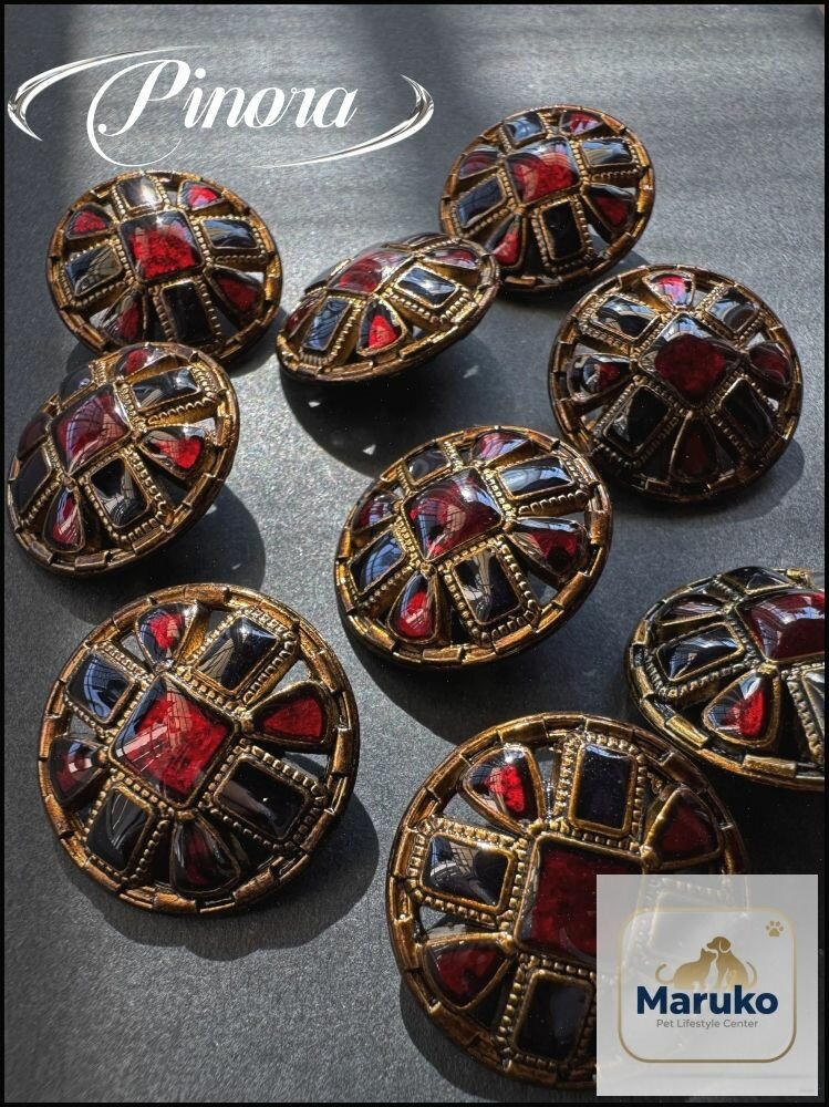 Пуговицы декоративные, винтажные пуговицы для рукоделия и шитья на ножке,23 мм,5 штук.