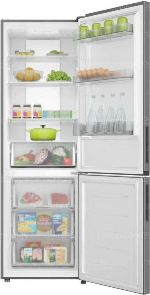 BC12X0E00RU / Холодильник двухкамерный Candy Combi CFN6185S серебристый