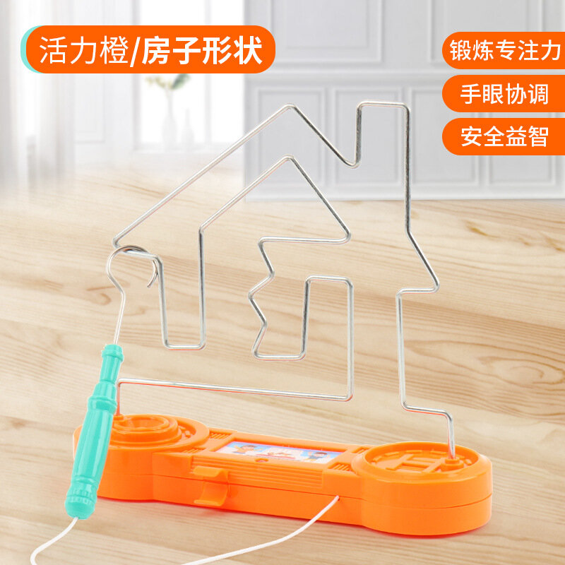 Детская развивающая электронная игрушка-лабиринт с сенсорным управлением, для раннего развития, тренировки концентрации