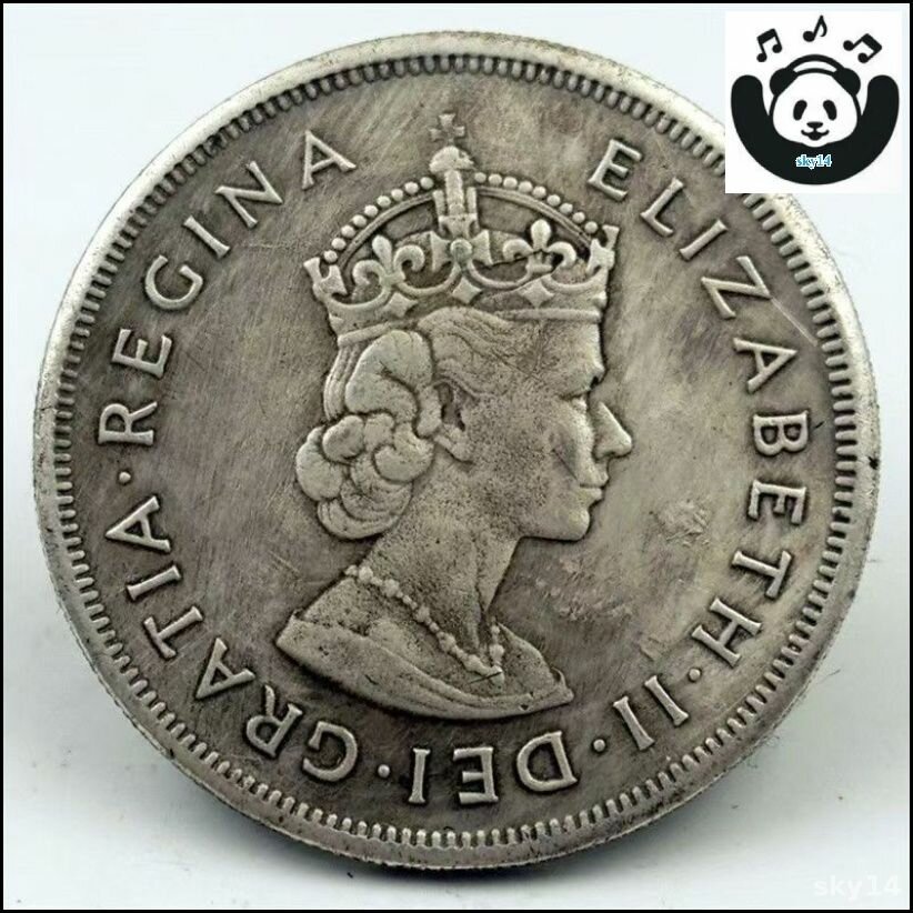 Эксклюзивная монета Бермудских островов 1959 года с портретом королевы