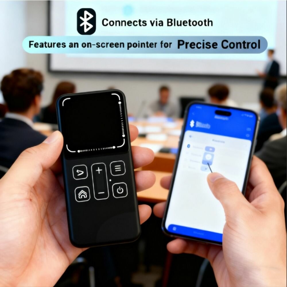 Пульт Для Телефона С Bluetooth И Сенсорной Панелью С Курсором Для Смартфона, Ipad, Компьютера, Умных Устройств
