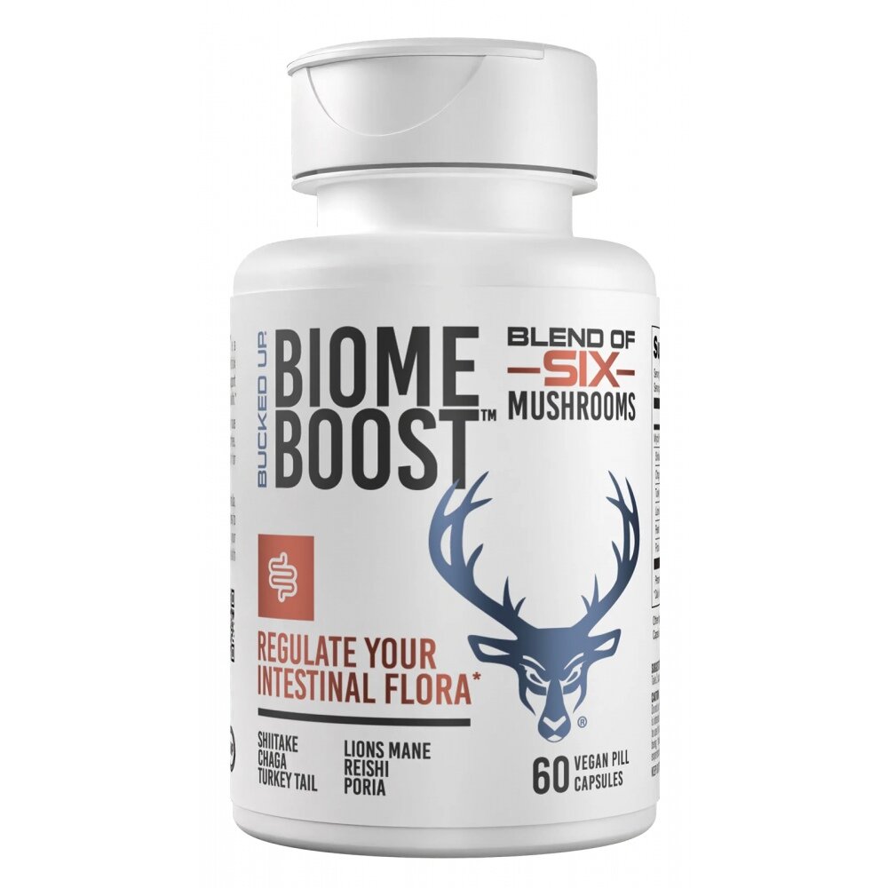 Bucked Up Biome Boost, 60 капсул вегетарианских