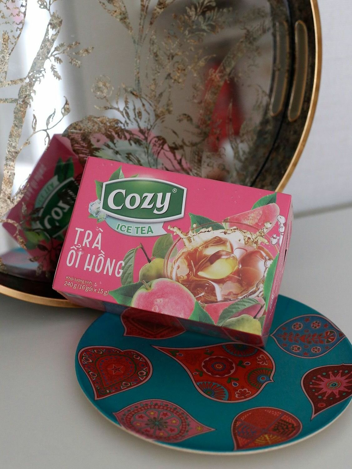 Чай COZY растворимый со вкусом гуава, 240 г