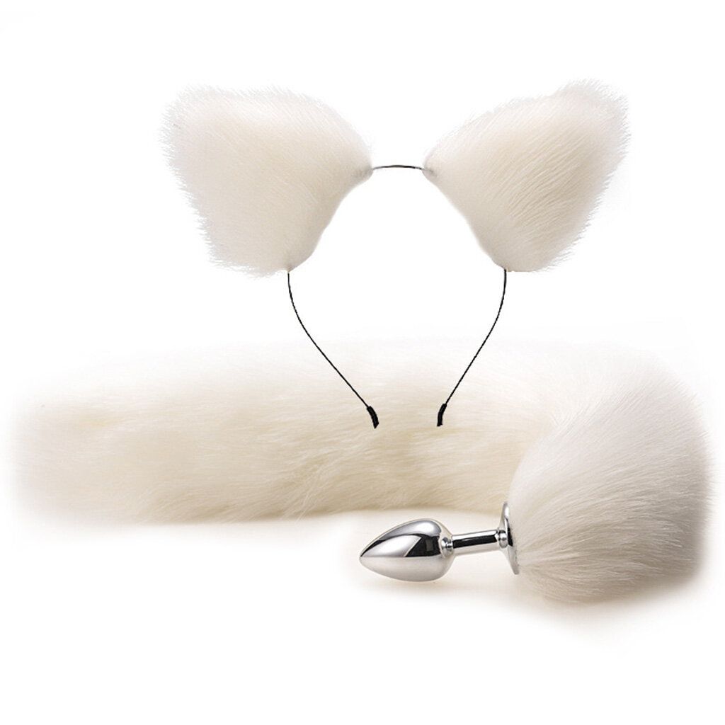 Анальная Секс-Игрушка Лисий Хвост Анальная Пробка Набор со Шпилькой Анальный Набор Анальный Хвост Массажер Простаты Анальная Пробка для Пар Косплей