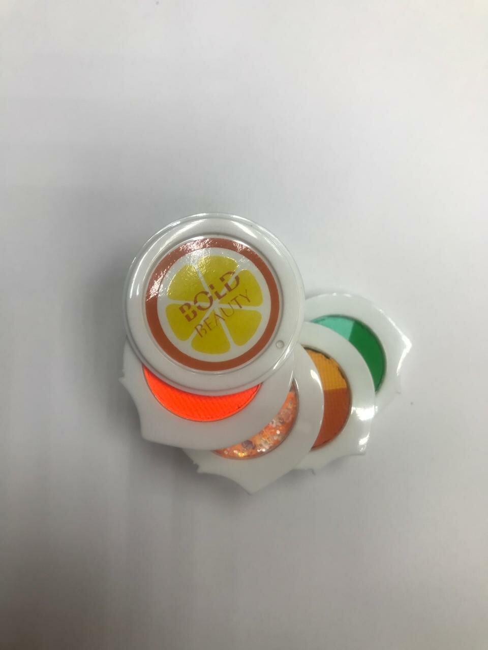 Яркий лайнер, аквагрим. Набор "Апельсин", твердая подводка, неоновая.