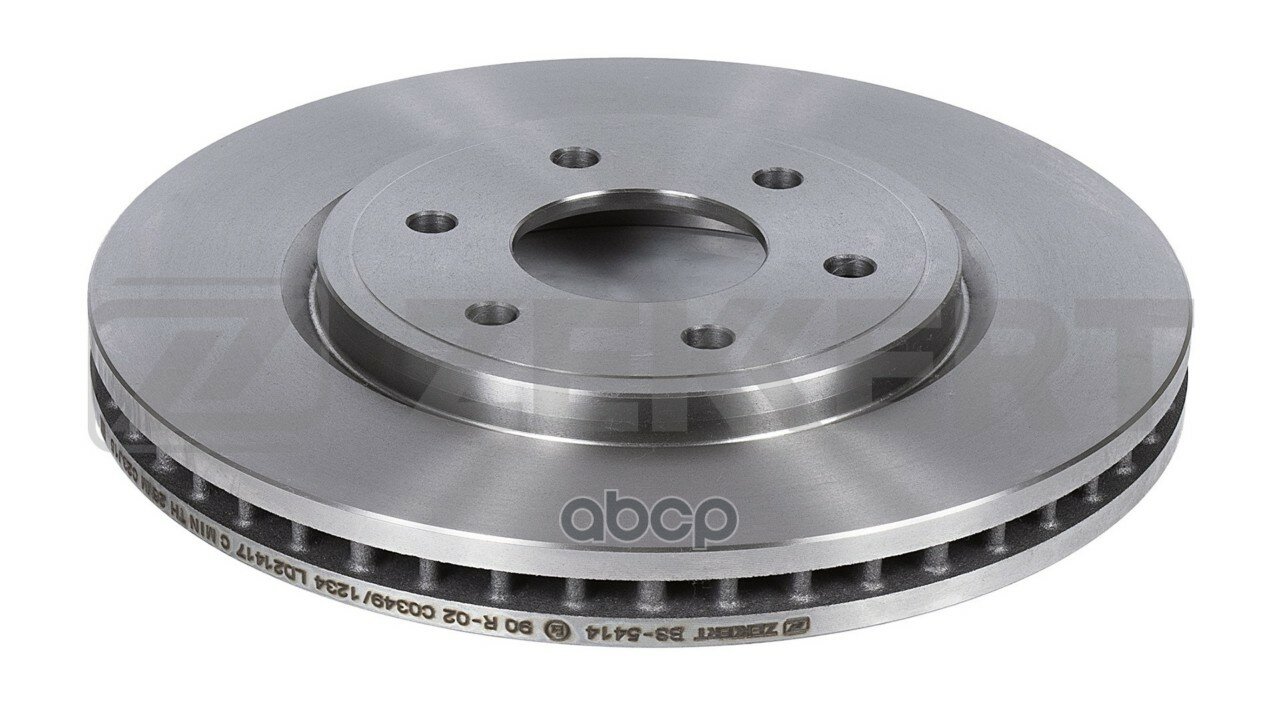 Диск торм. перед. Nissan Pathfinder (R51) 05- Navara (D40) 05- Zekkert арт. bs-5414